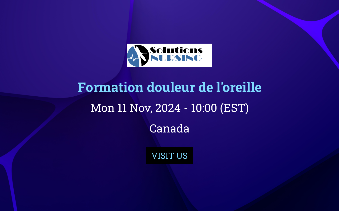 Formation douleur de l'oreille